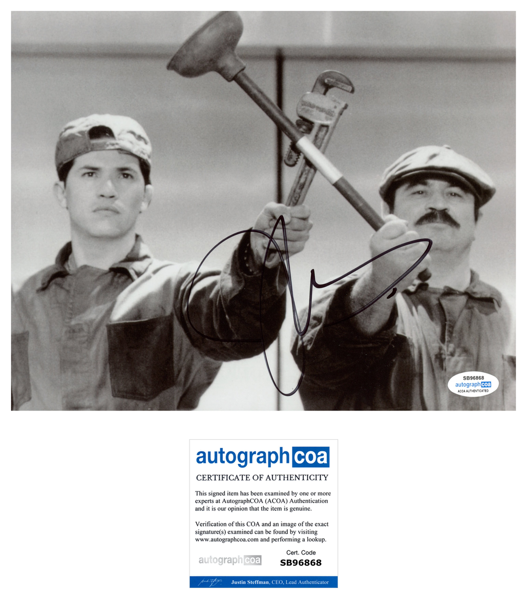John Leguizamo Mario Bros Signed Autograph 8x10 Photo ACOA | Outlaw ...
