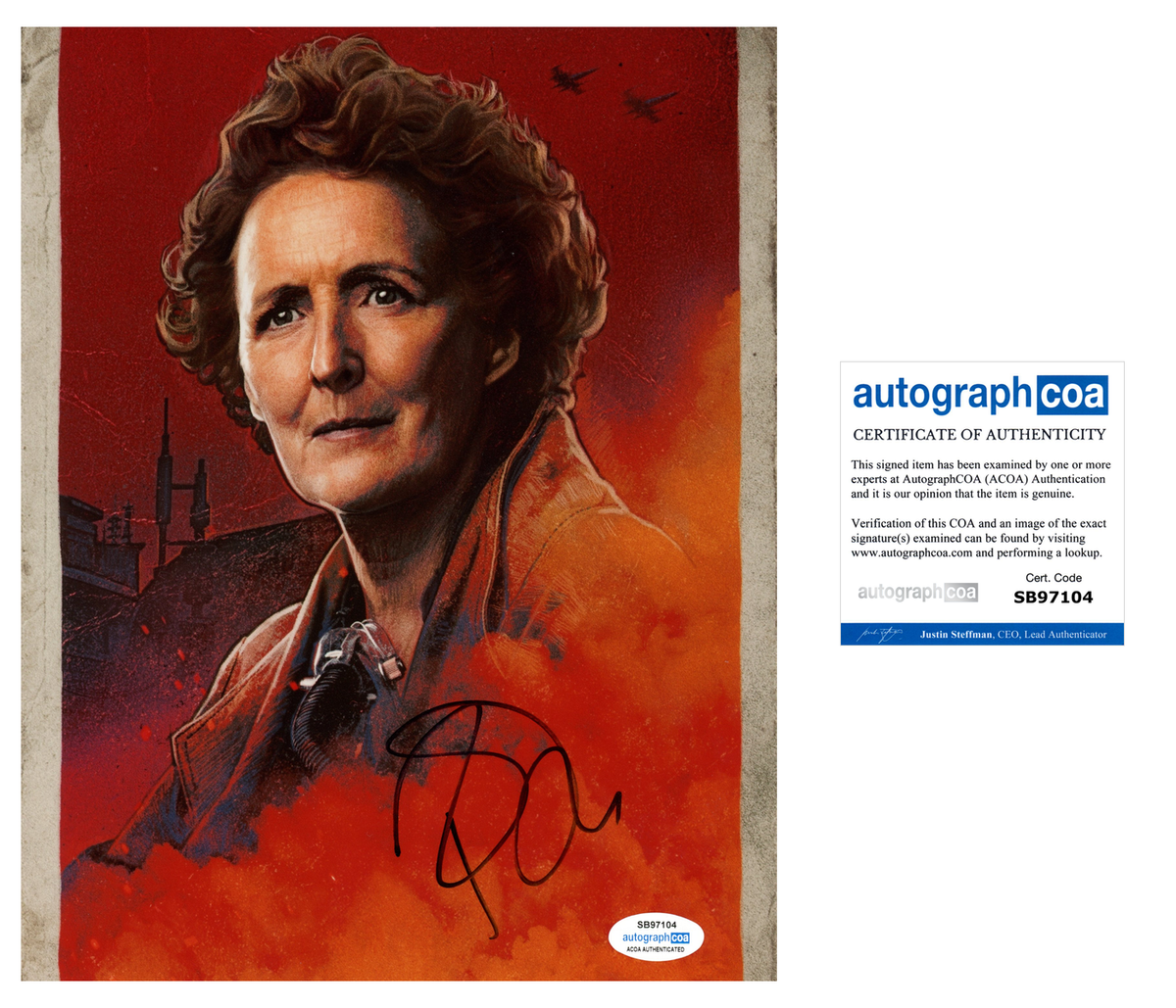 Fiona Shaw Andor Signed Autograph 8x10 Photo ACOA | Outlaw Hobbies ...