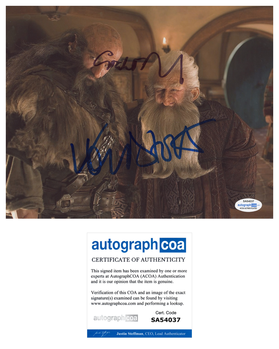 Ken Stott Graham MacTavish Hobbit Signed Autograph 8x10 Photo ACOA LOTR ...